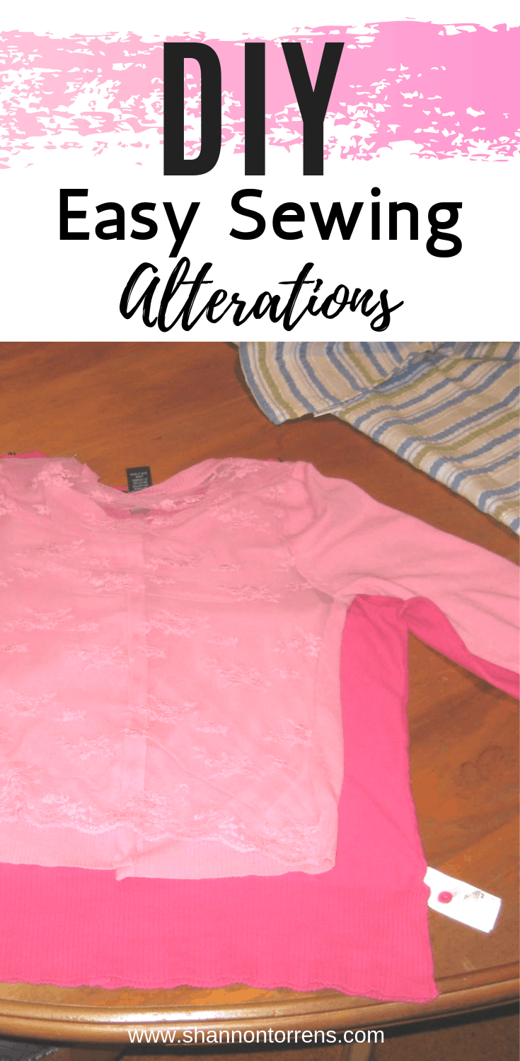 Easy to Sew Sweater Alterations - Shannon Torrens