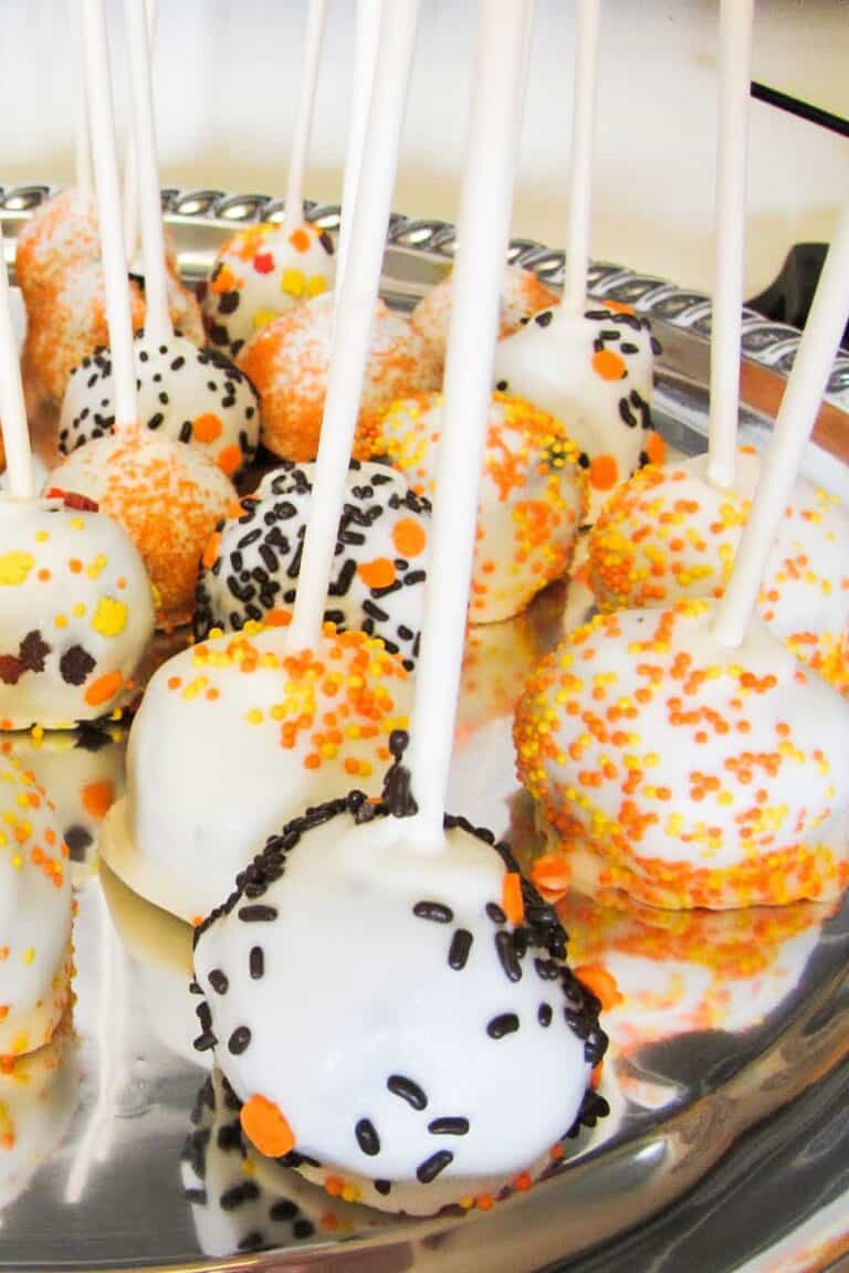 Fall Themed Cake Pops - Shannon Torrens
