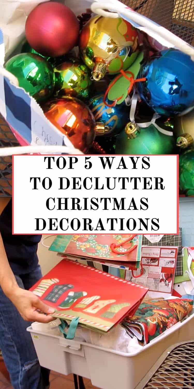 How To Declutter Christmas Decorations - 5 TIPS - Shannon Torrens