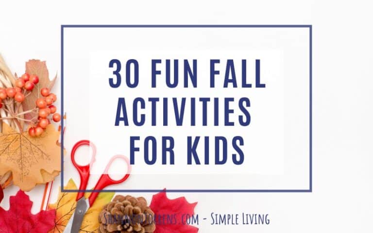 30 Fun Fall Activities For Kids - Shannon Torrens