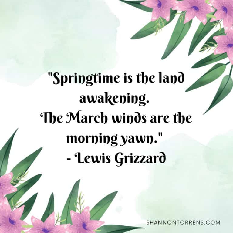 20 March Quotes To Get Ready For Spring - Shannon Torrens