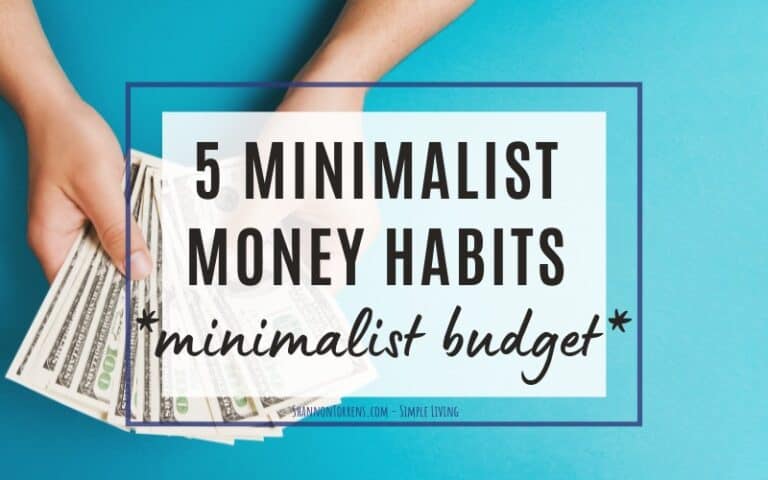 Minimalist Budget - Shannon Torrens