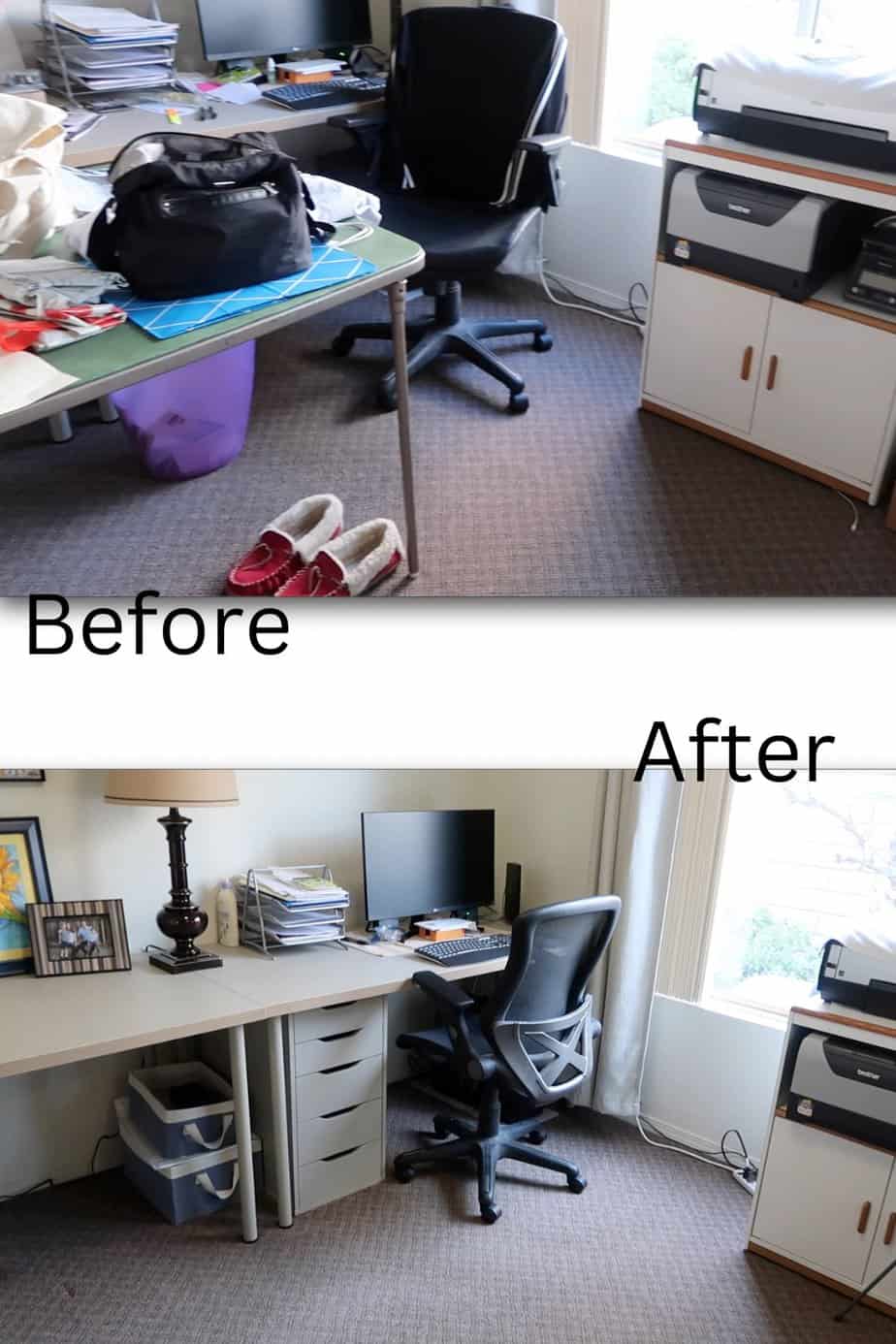 Before and After Decluttering Photos - Shannon Torrens