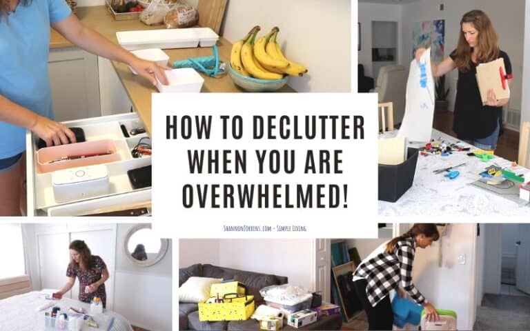 How To Declutter When Overwhelmed: Steps to Regain Control - Shannon ...