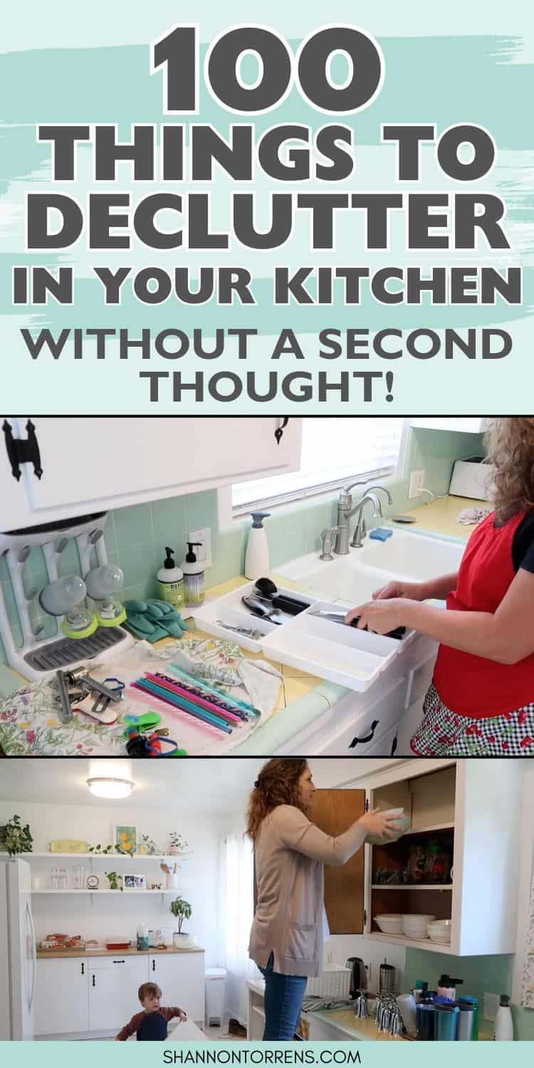 100 Things to Declutter In Your Kitchen - Shannon Torrens