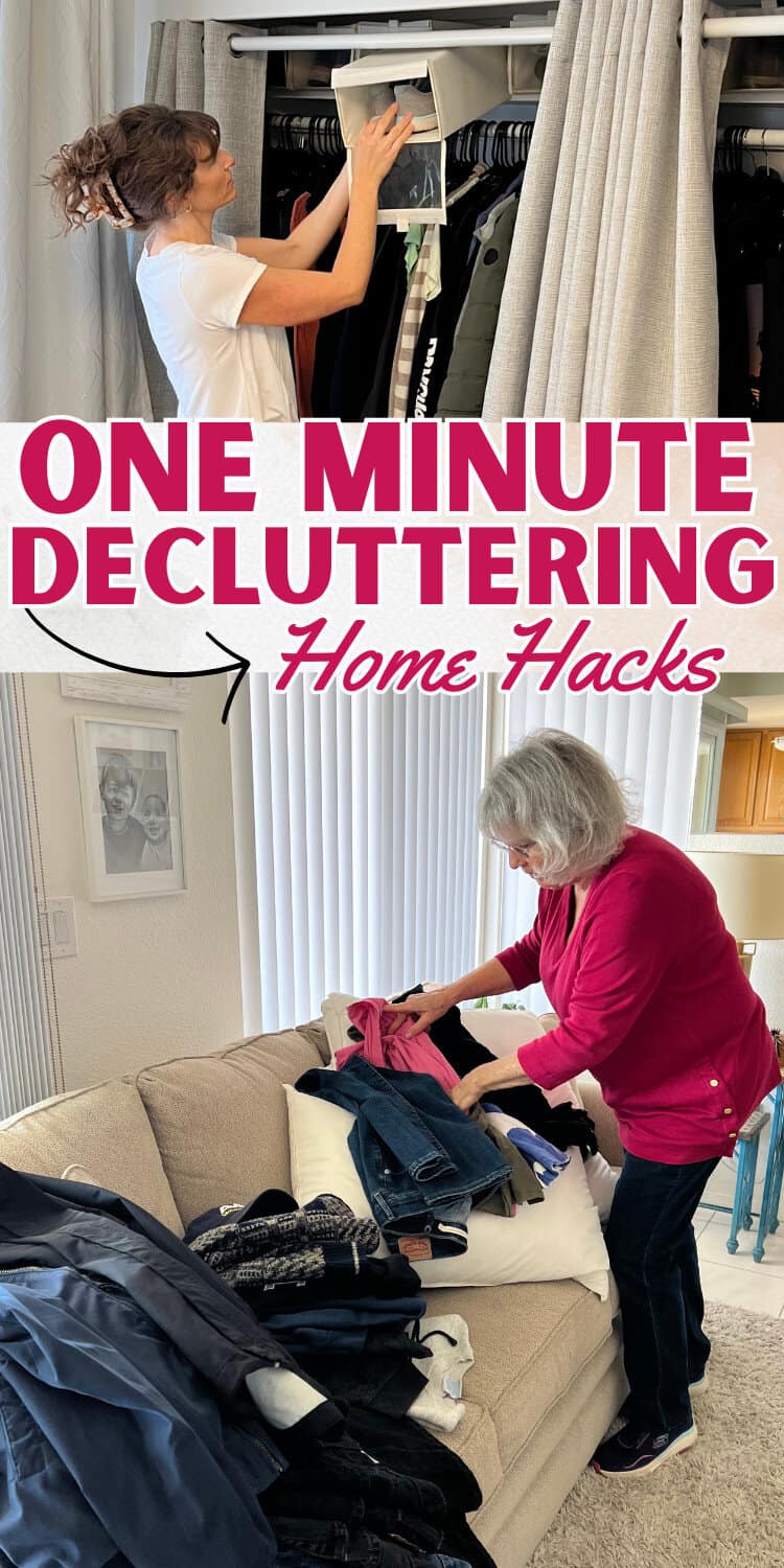 One Minute Decluttering Home Hacks - Shannon Torrens