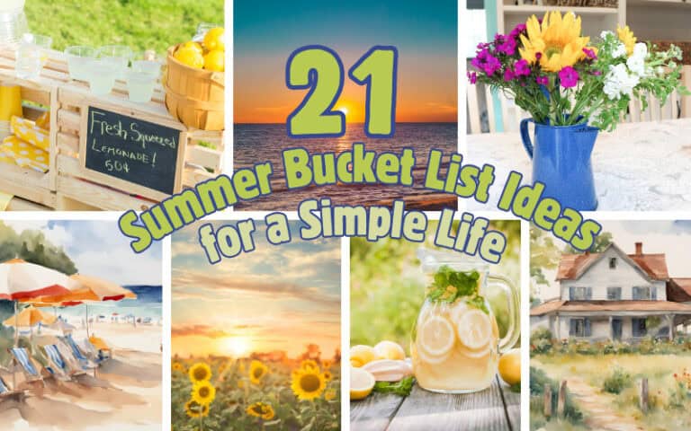21 Summer Bucket List Ideas for a Simple Life - Shannon Torrens