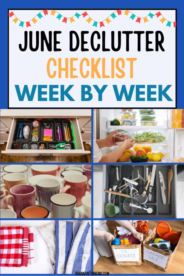 Ultimate June Declutter Checklist - Shannon Torrens