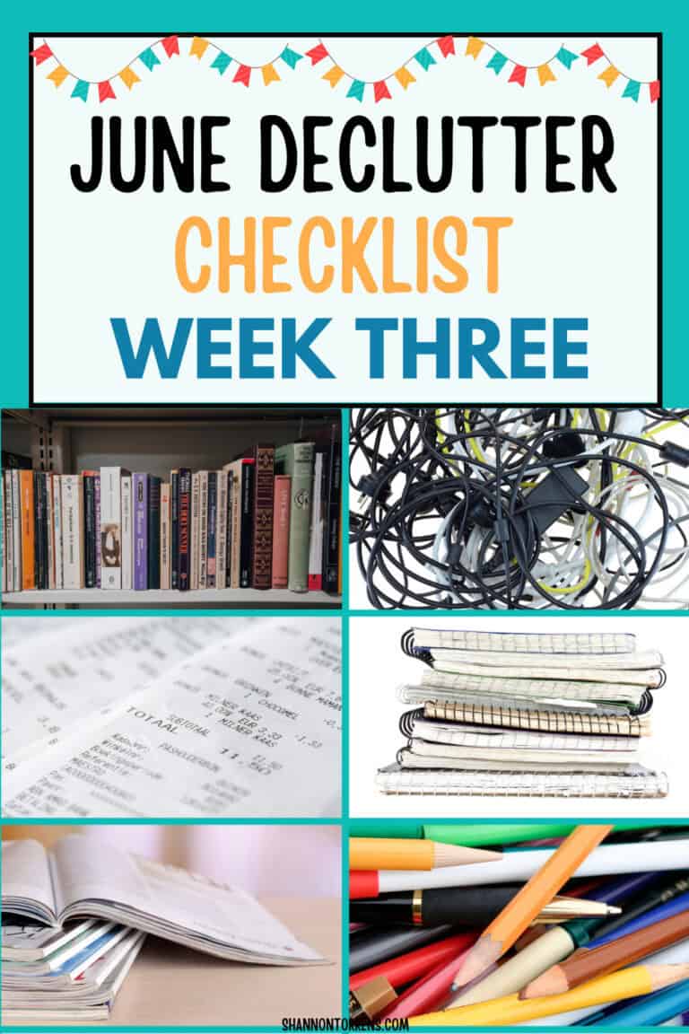 Ultimate June Declutter Checklist - Shannon Torrens