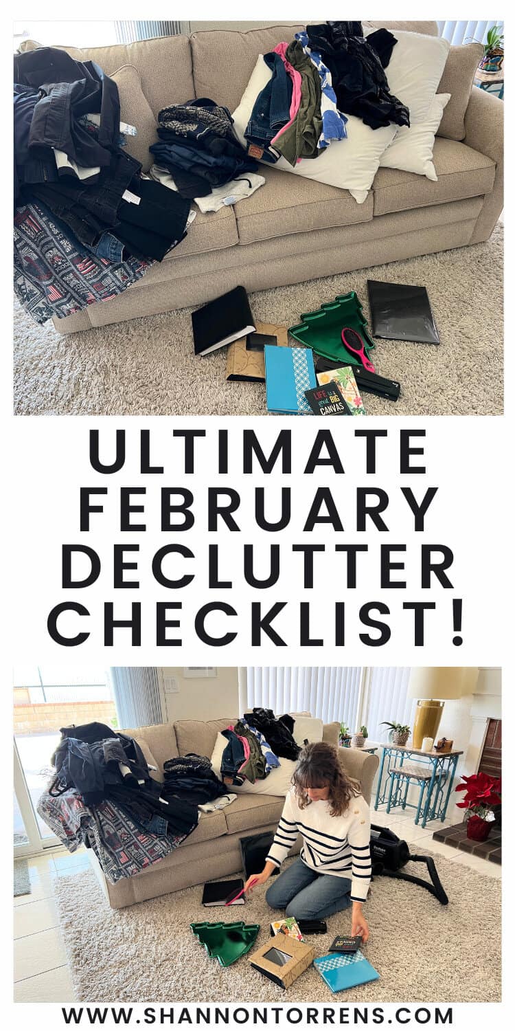 Ultimate February Declutter Checklist - Shannon Torrens